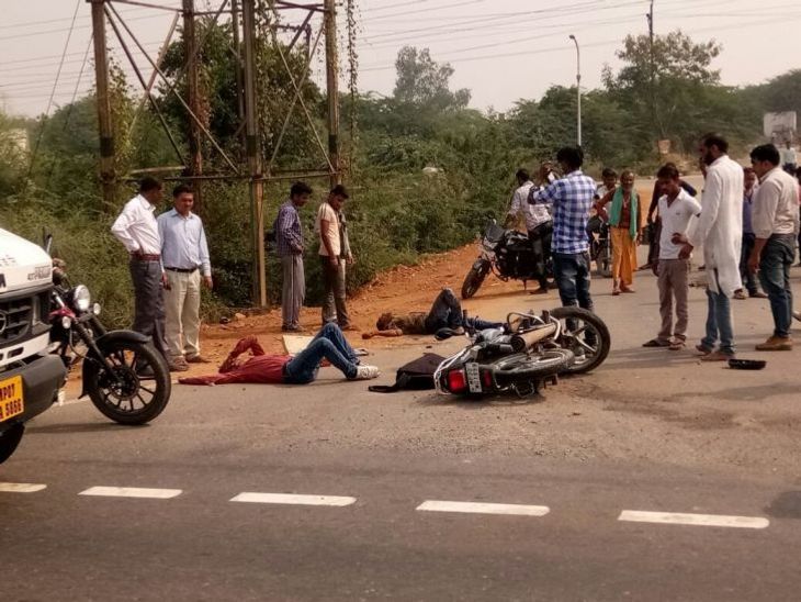 Two dead, three injured in a face-to-face battle between two motorcycles
