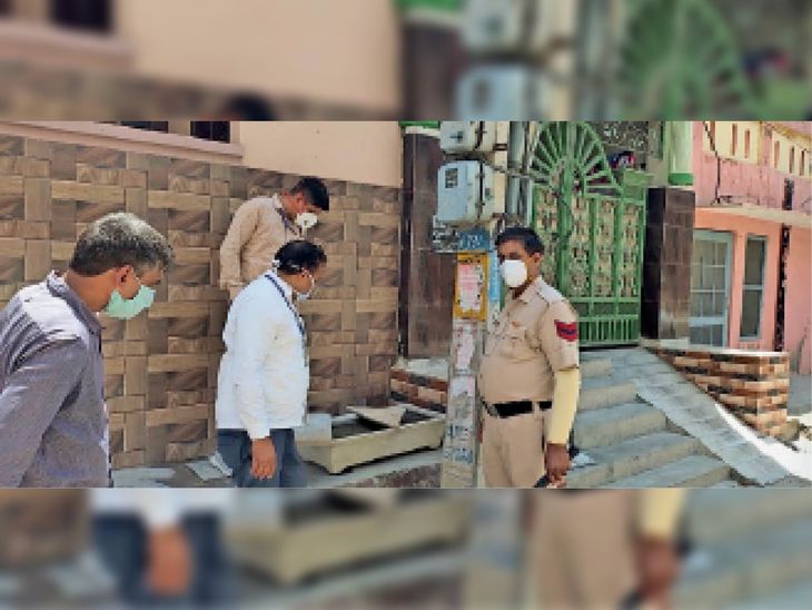 Village Kharbala declared for 28 days on receipt of Corona case ...