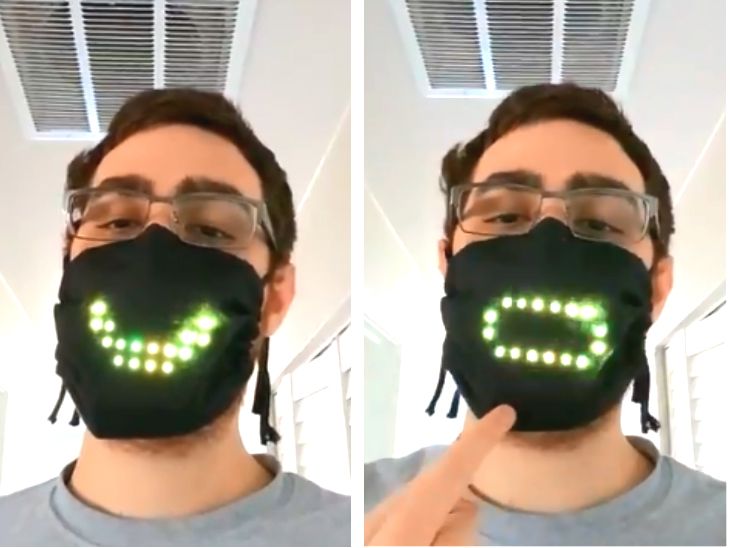 Computer programmer builds COVID-19 face mask with an array of voice ...