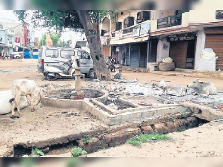 Piles of garbage everywhere | जगह-जगह लगे कचरे के ढेर - Dainik Bhaskar
