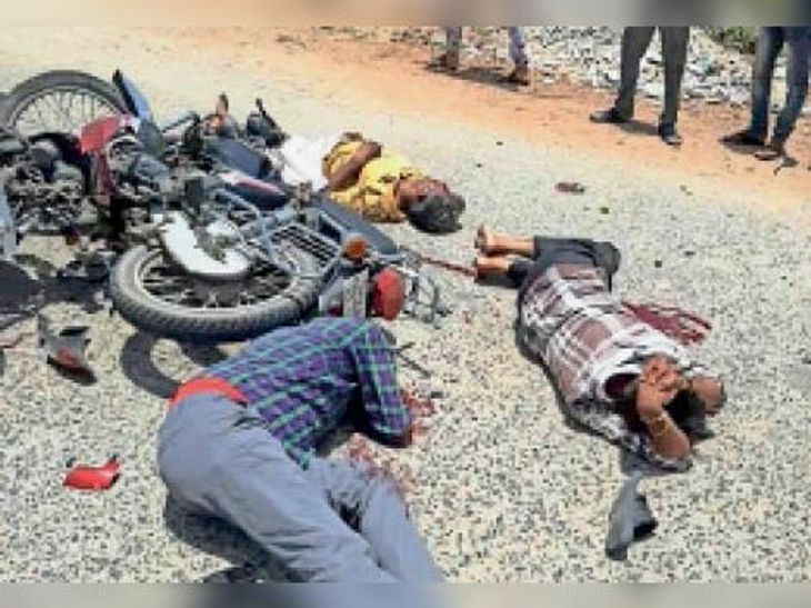 Three youths seriously injured, villagers rushed to hospital in da bike ...