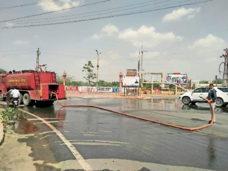 Severe heat and heat in Churu, temperature 46.3 degree