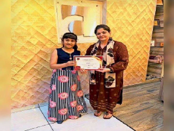 Gunika got 10th rank in Indian School Talent Search Examination