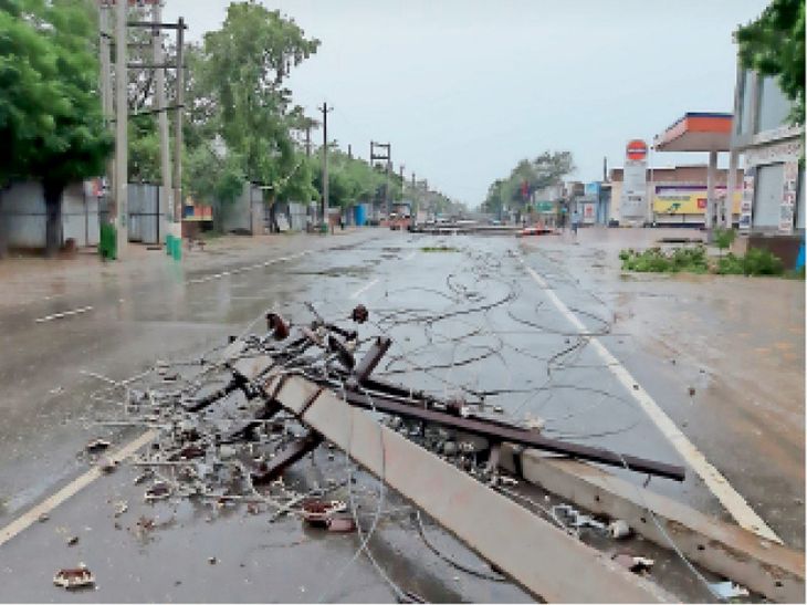 Power supply came to a standstill in Moonak due to strong rain and ...
