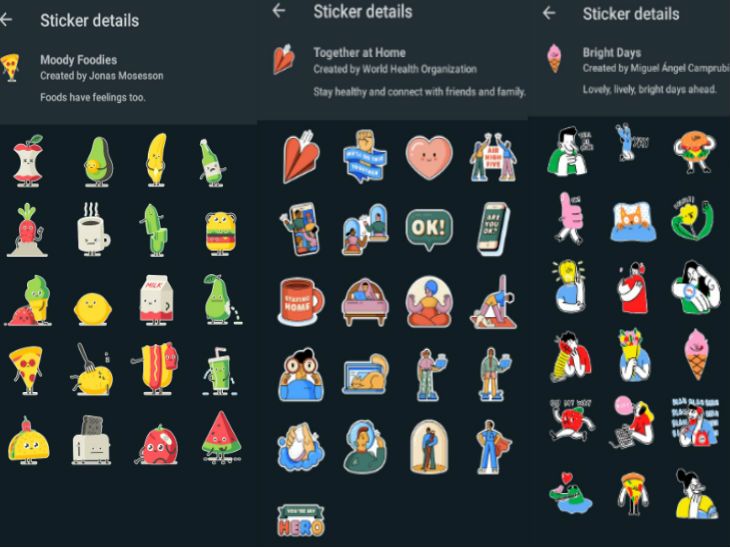 WhatsApp new animated stickers| How to use new WhatsApp animated ...