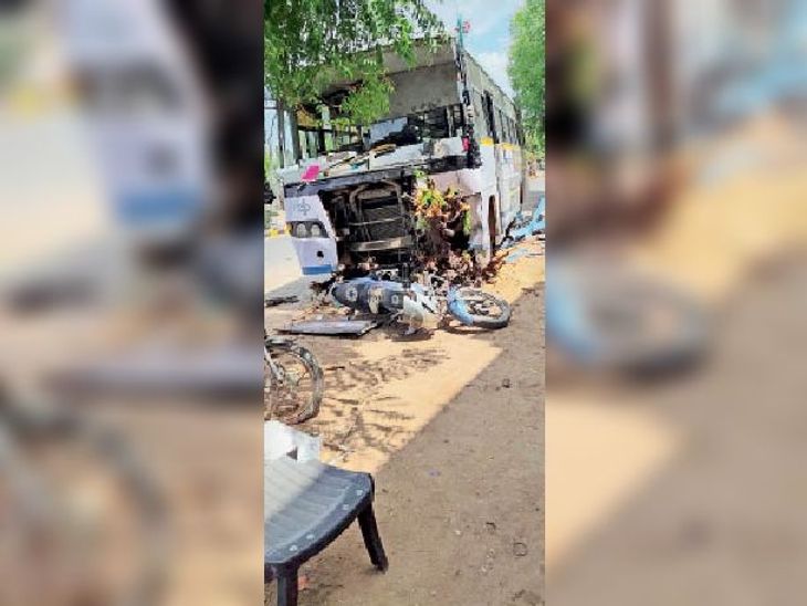 Driver's conductor injured after breaking glass of bus
