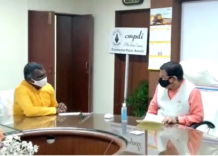 Chandankiyari BJP MLA Amar Bauri Meets Coal Minister Piyush Goyal ...