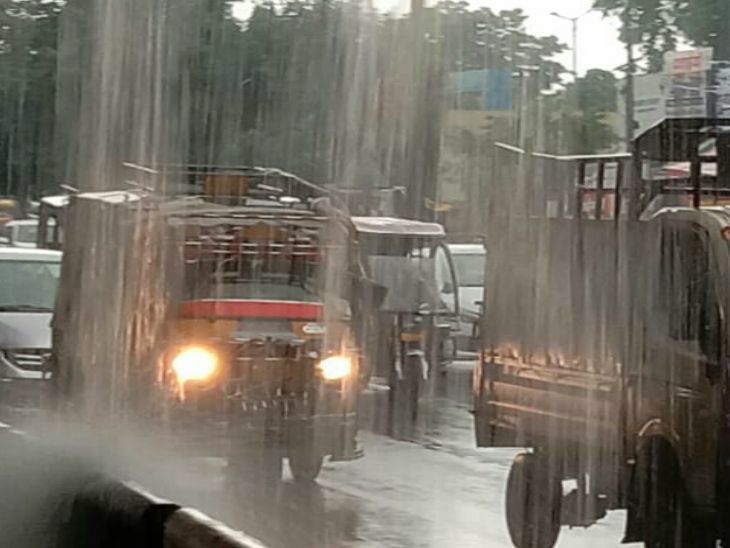 25 mm rain, temperature dropped by 2 degrees, light till 2 August ...