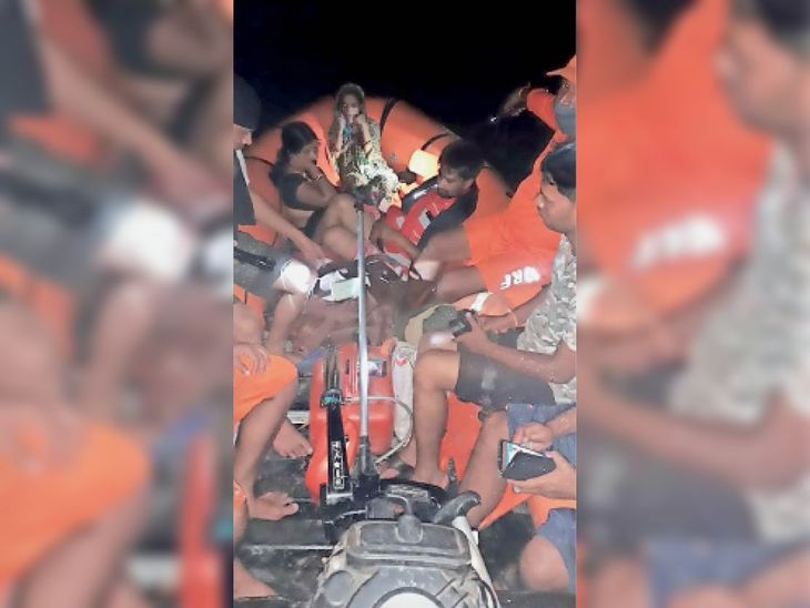 NDRF team performed duty even at 12:30 pm, PHC delivered to Panchobh's ...