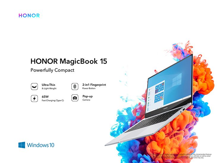 HONOR MagicBook 15- With great looks, powerful performance and 3 new ...