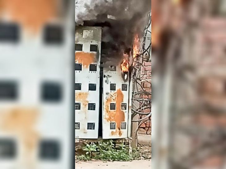Meter box burns 20 meters due to fire, 3 hours of power failure in the ...