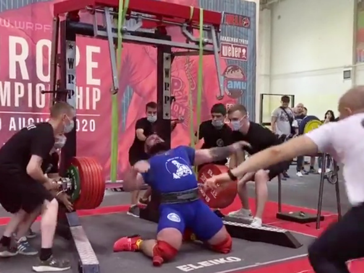 Russian power lifter Alexander Sedykh fractures both knees while ...