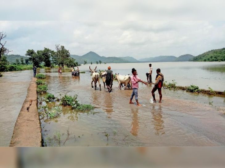 Saroda Dam full, inauguration reversed contact with many villages ...