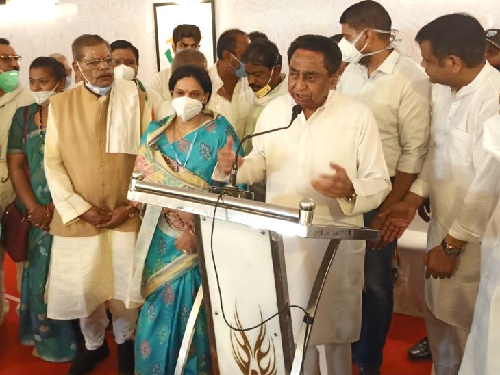 Kamal Nath | Madhya Pradesh Bjp Leader Parul Sahu Joins Congress ...