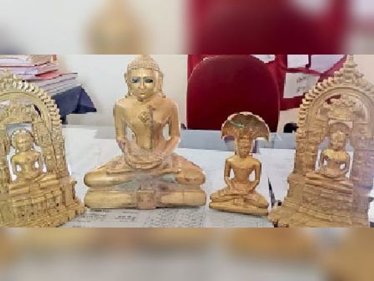 Siriyari Police opened the secret, kept all four idols and other ...