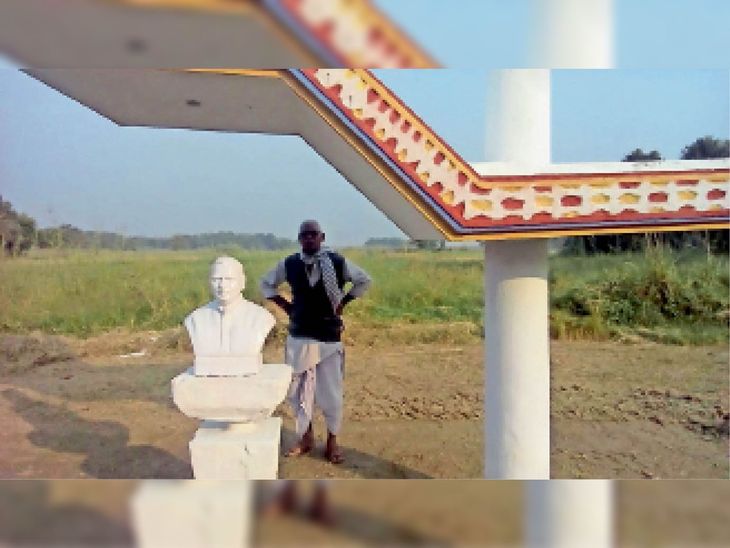 The construction of the museum at the memorial site of Ramvriksha ...
