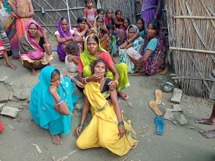 Bihar Woman Drowns In Flood water In Parsa Village