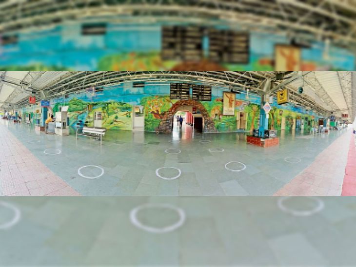 The first passenger train will run from tomorrow, 198 days after the ...