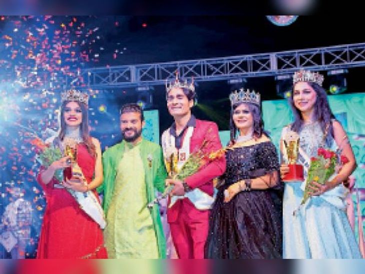 Kapil of Shivganj won the title of Mr. Glamor Rajasthan at the Glamor ...