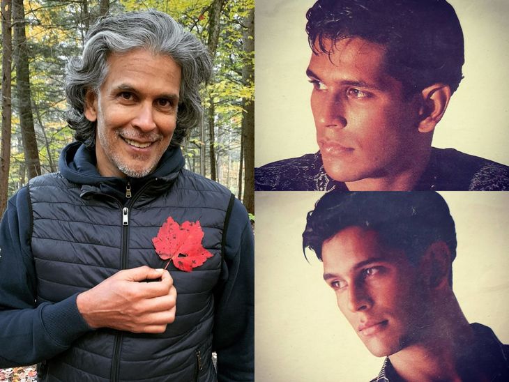 Milind Soman posted pictures from his first modelling assignment where ...