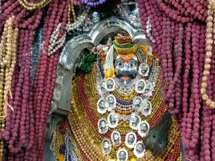 Annakoot festival of Baba Shri Baba Kaal Bhairav decorated with ...