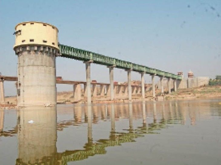 When the water level in Chambal river is low, water will flow from the ...