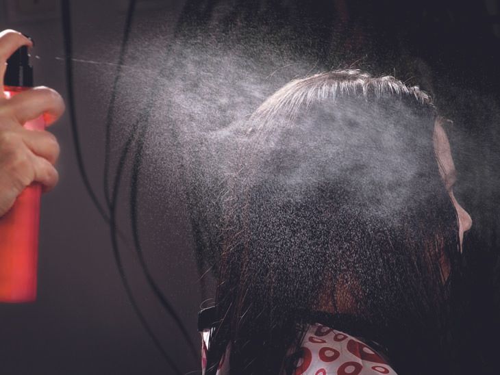 Hair color spray causes damage to face, may cause these problems