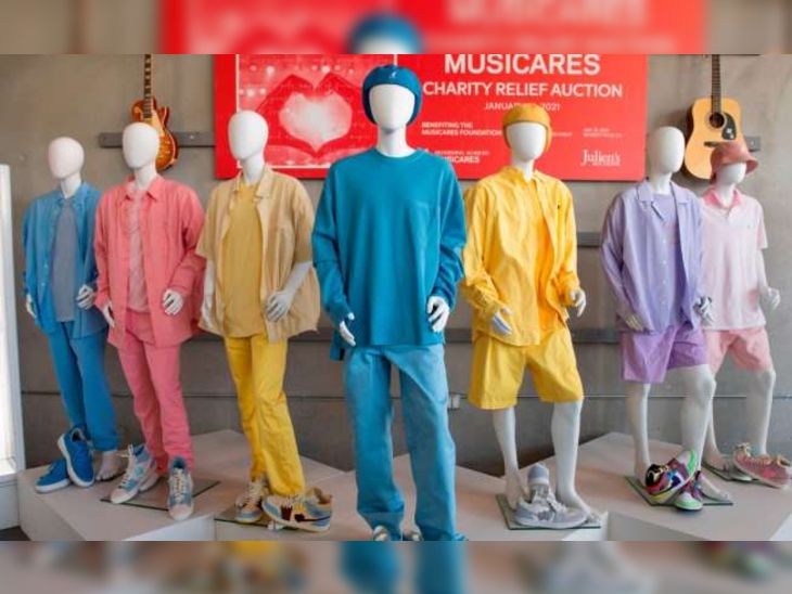 BTS’ ‘Dynamite’ costumes sold for whopping 1.18 Crore to Japanese art ...