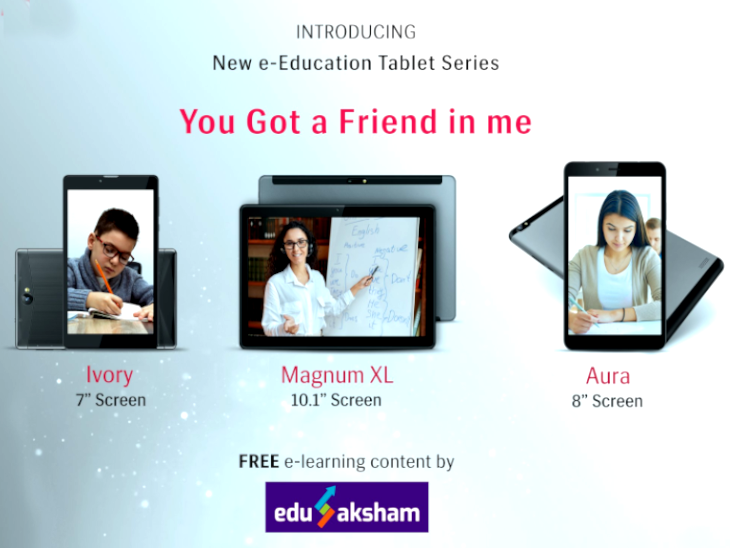 Lava launches 3 New Tablets Under E-Education series, Know Price and ...