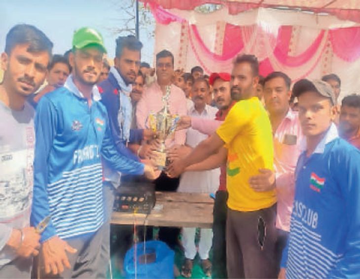 The Patsuri team won the cricket competition by defeating the Barau ...