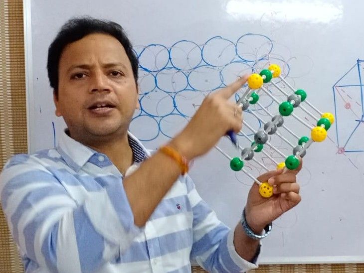 kota,rajasthan,Private coaching teacher took the lead in school ...