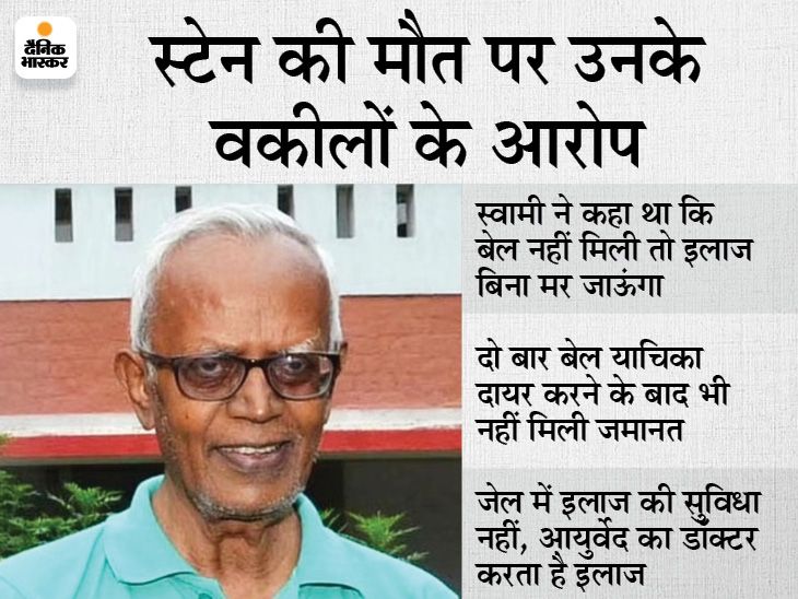 Bhima Koregaon Case : social activist father sten swami Death ...