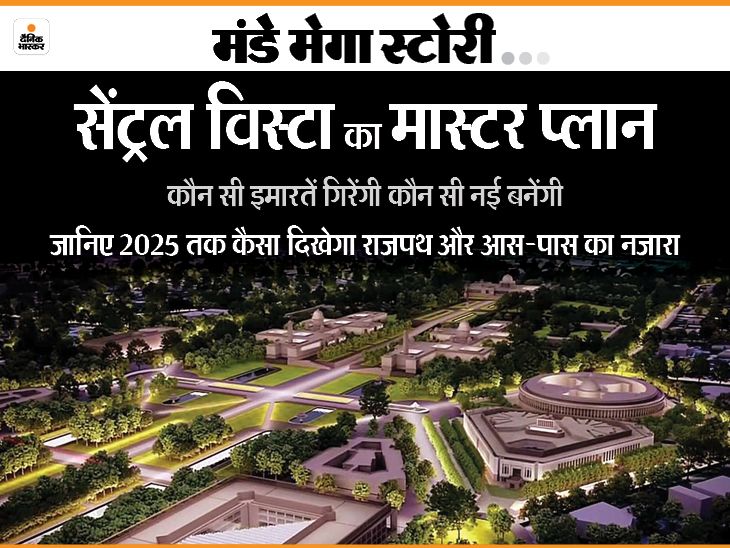 New Delhi Central Vista master plan explained in 15 graphics, New ...
