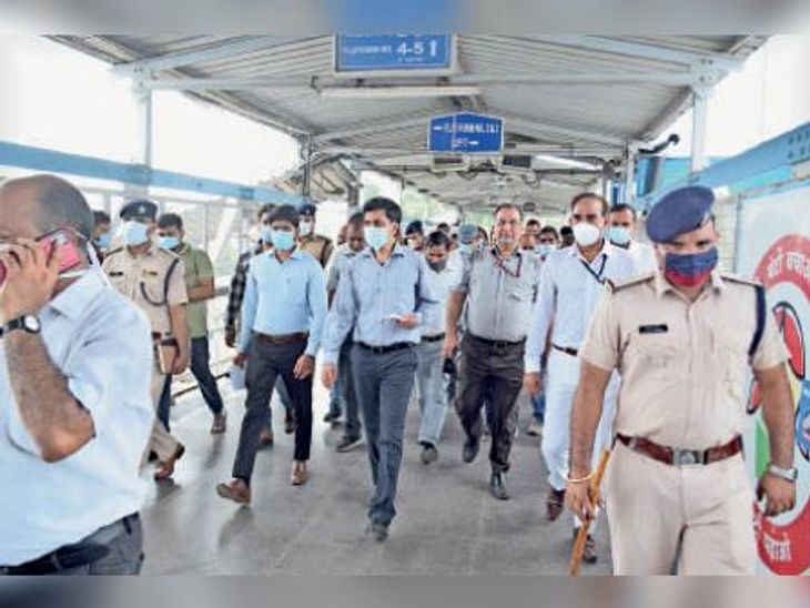 Newly appointed DRM Dimpy Garg inspected Panipat railway station ...