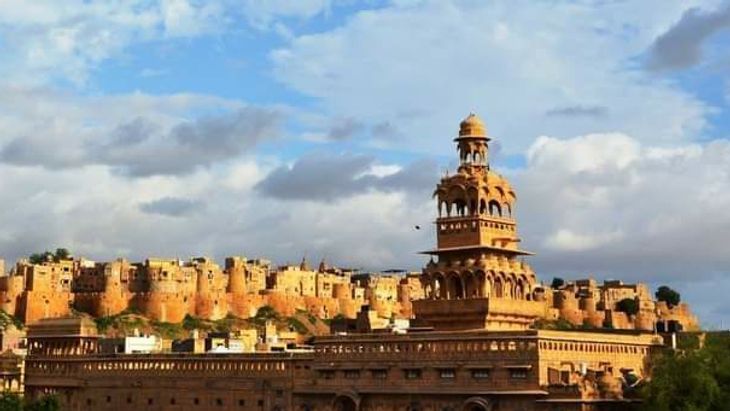 Muslim artisans built Tajia Tower in Jaisalmer
