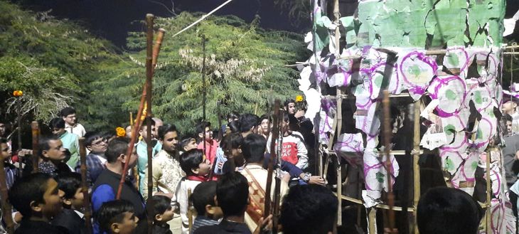 The tradition of beating Kansa's effigy with sticks, a grand fair was ...