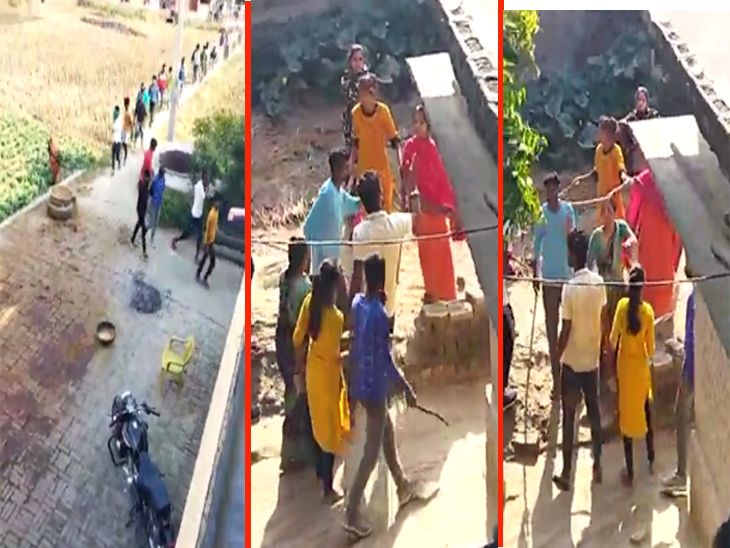 The video of the gang's terror went viral on social media, the stick ...