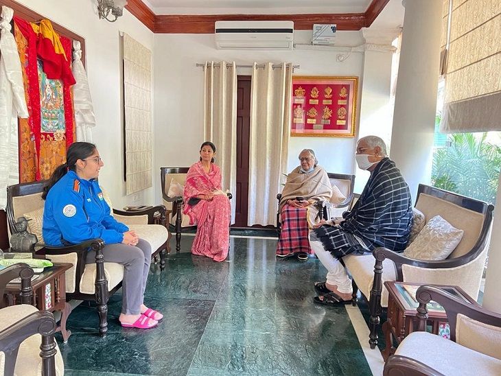 Chhattisgarh Minister TS Singh Deo Arrives At CDS Bipin Rawat's Residence