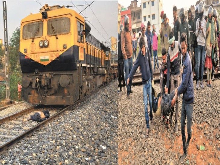 Elderly died after falling from a train, railways ran another train ...
