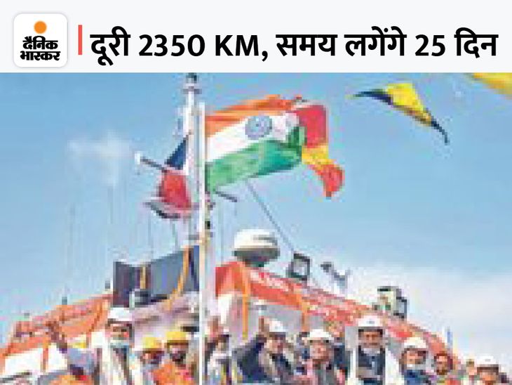 Patna connected to international waterway for the first time, ship ...