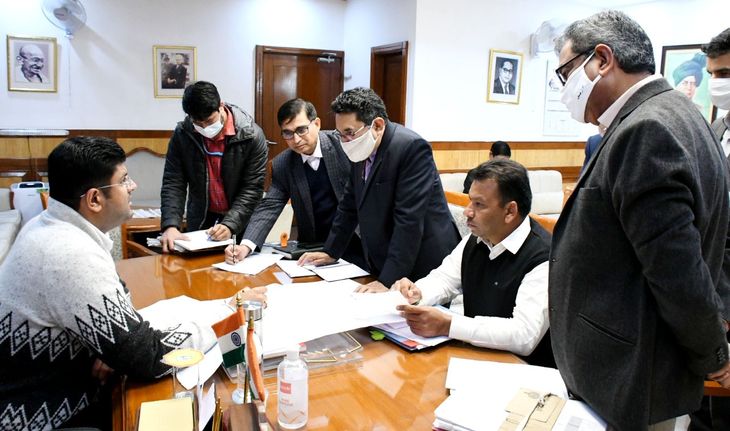 Dushyant Chautala ordered to prepare elevated road in Chaudharywas ...