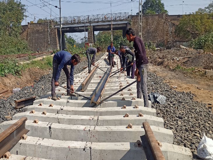 Due to non-interlocking work, two trains passing through West Central ...