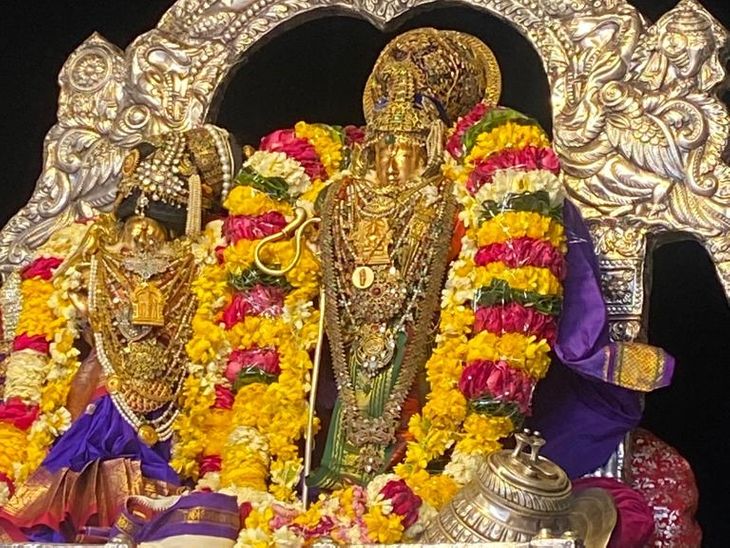 Vrindavan... Brahmotsavam of the famous Ranganath temple of North India ...