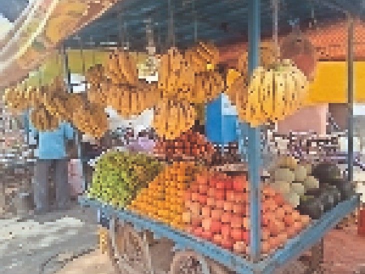 Price increased by two and a half times, sev fruit being sold for Rs ...
