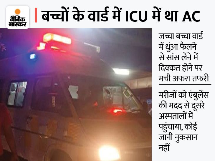 Fire broke out at Civil Hospital in Haryana's Rewari