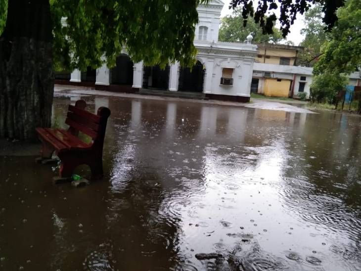People got relief from heat, problems caused by water logging; Damage ...