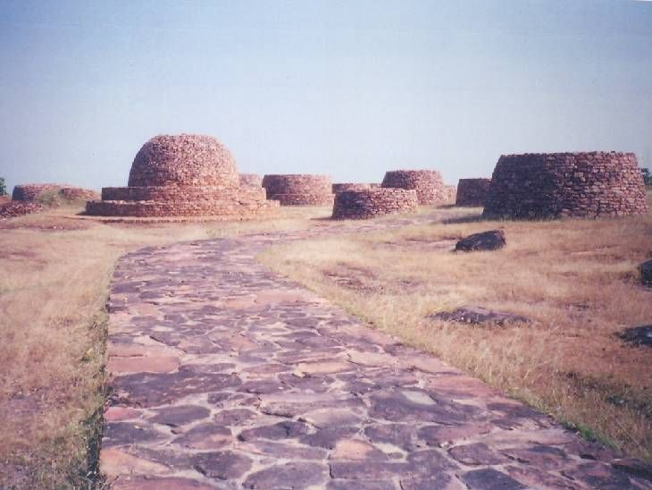 There is a 2 thousand year old Buddhist stupa in Rewa, MP, a series of ...