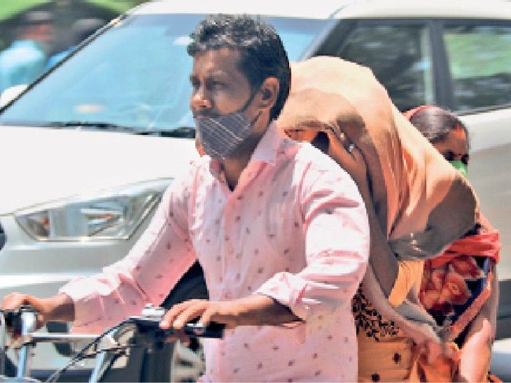 Scorching skin due to scorching heat, red rash, hair loss and itching ...