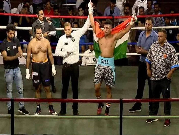 International boxer Harsh Gill hoisted the country's flag in Bangladesh ...
