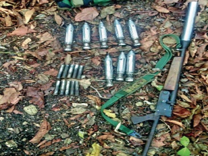 The supply of ammunition to the Naxalites was stopped by the police, so ...